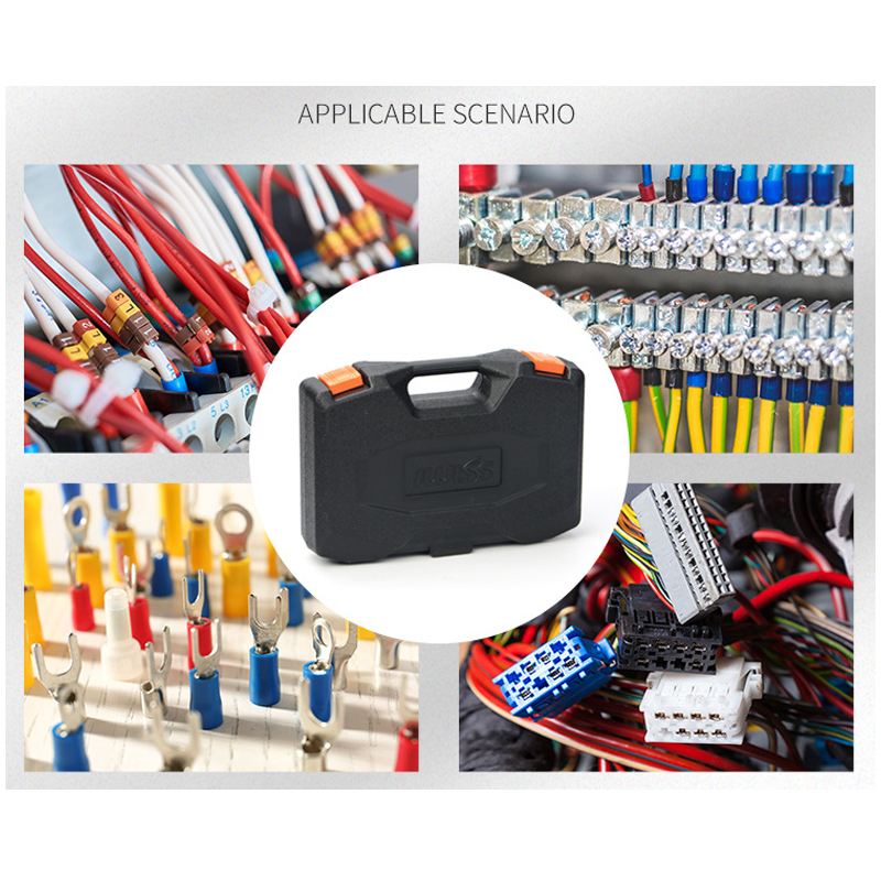 ชุดคีมย้ำหางปลา ชุดคีมย้ำเข้าหัว MC4 IWISS SN-QC Box set แบบเปลี่ยนหัว ...