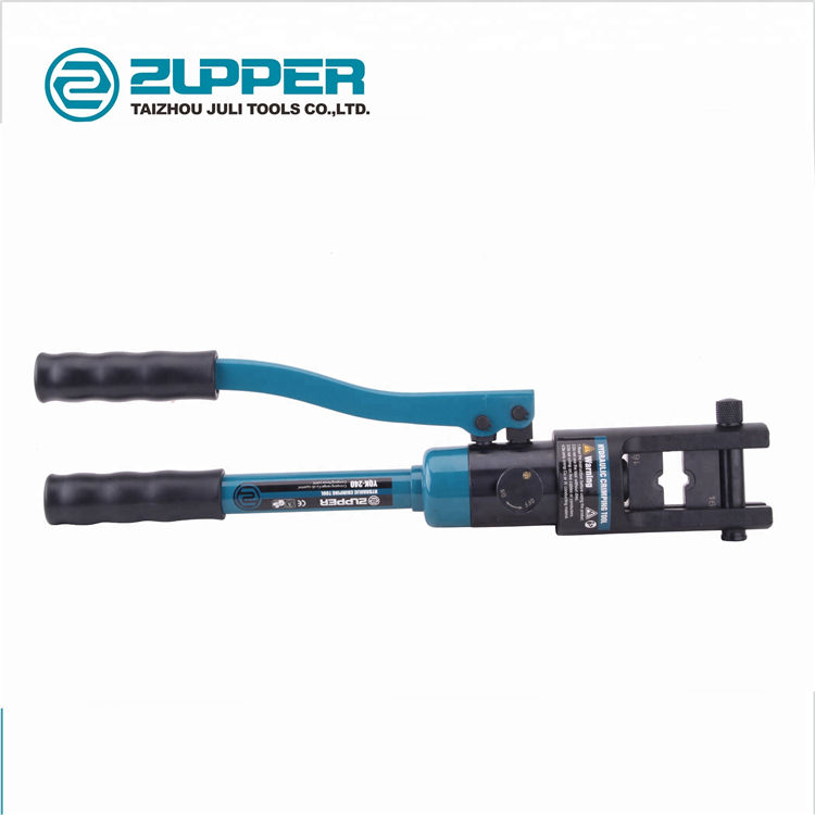 คีมย้ำหางปลาไฮโดรลิค Zupper YQK-300 พร้อมชุดหัวย้ำ 12เบอร์ขนาด 10-300mm2